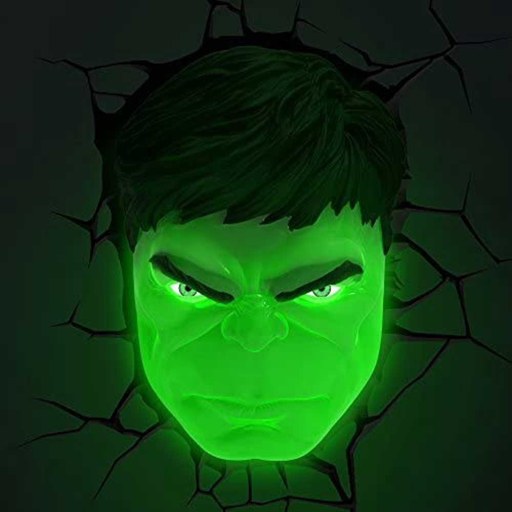Marvel Avengers Hulk Face 3D Deco Light – Geek Out