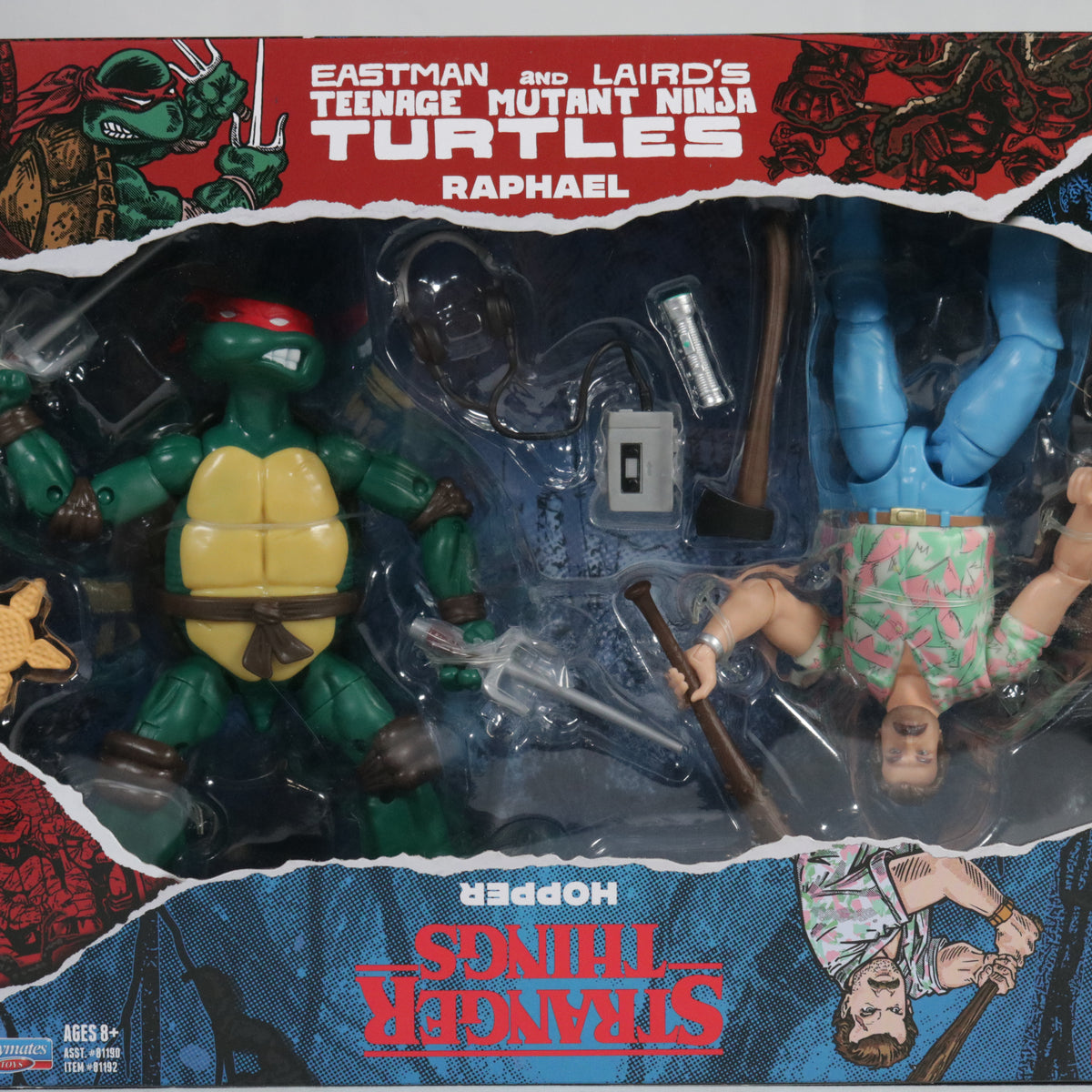 Stranger Things x Teenage Mutant Ninja Turtles Hopper & Raphael Playma ...