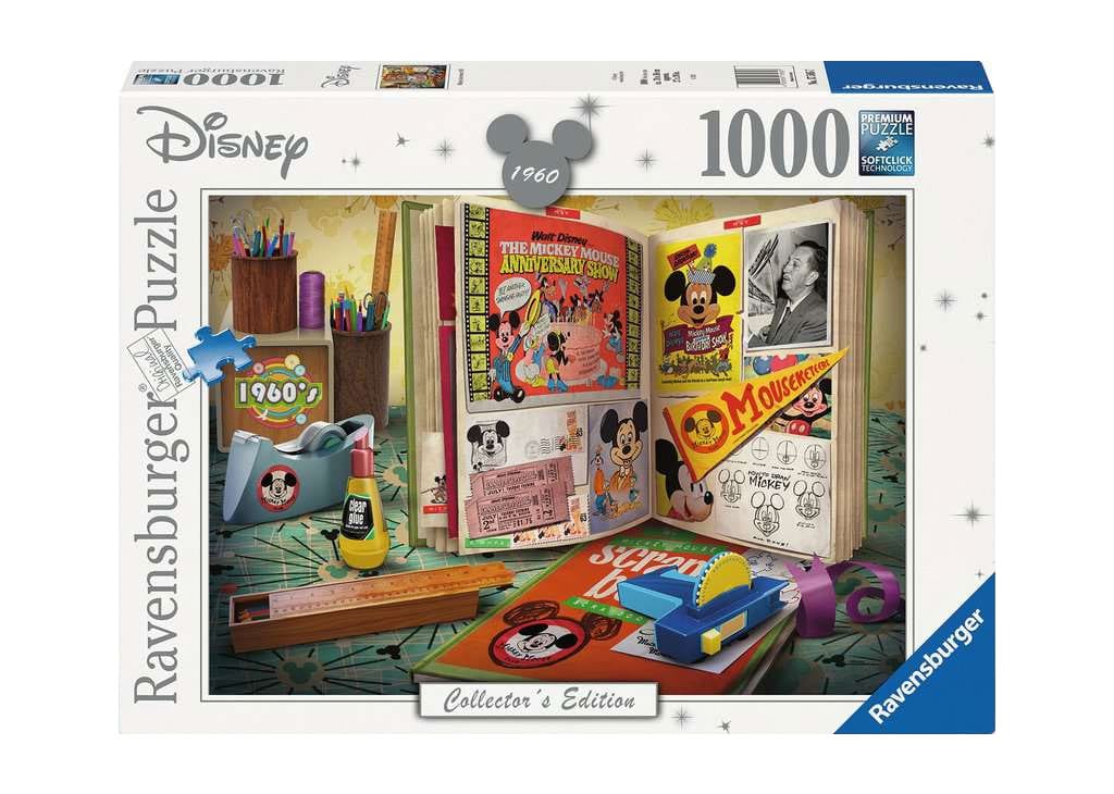 Disney 1960s Collector's Edition Mickey Mouse 1000 Piece Puzzle | Geek ...